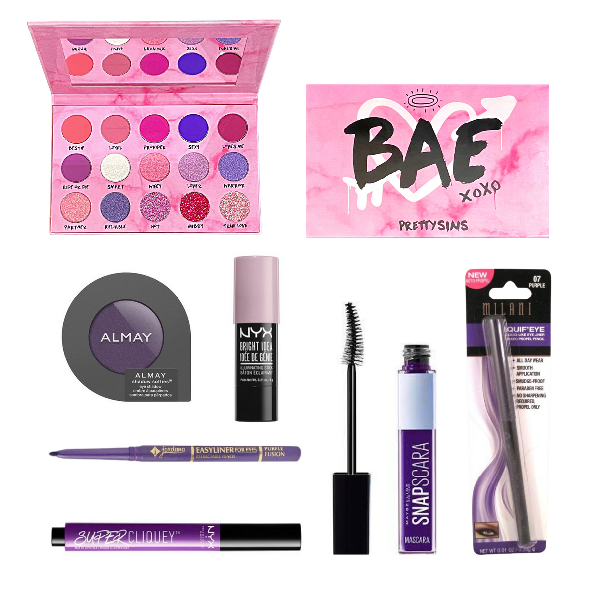 How to wear purple makeup in 3 different styles. – MAKEUP DROP SHOP